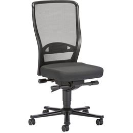 bimos Arbeitsdrehstuhl, mit Netzrücken, Sitz Supertec-Bezug schwarz