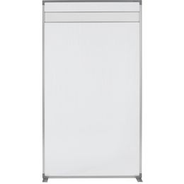 MAGNETOPLAN Raumteiler, Polycarbonatscheibe mit magnetowand®-Leiste, HxBxT 1800 x 1000 x 350 mm