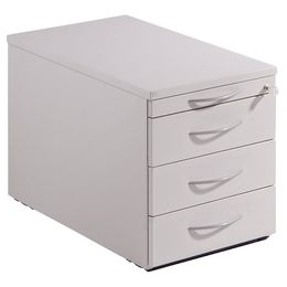 THEA - Rollcontainer, Utensilienschub, 3 Materialschübe, lichtgrau kaiserkraft