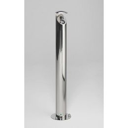 Var Edelstahl-Standascher, abschließbar, Volumen 4,2 l, Ø 120 mm, poliert