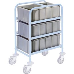 Mauser Kunststoff-Stapelkasten, Volumen 42 l, LxBxH 600 x 400 x 230 mm