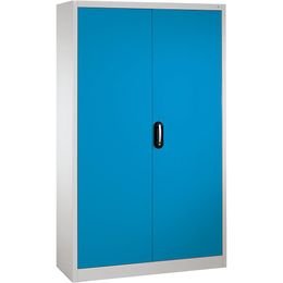 C+P ACURADO Universalschrank, BxT 1200 x 500 mm, lichtgrau / lichtblau
