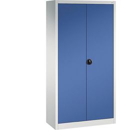 C+P Universalschrank, HxBxT 1950 x 950 x 420 mm, lichtgrau / enzianblau, ab 3 Stk