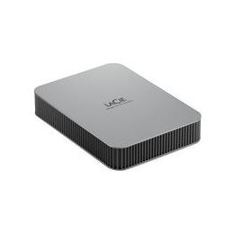 LaCie Mobile Drive Secure 5 TB, Externe Festplatte grau, USB-C 3.2 (5 Gbit/s)