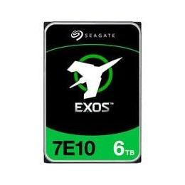 Seagate Exos 7E10 6 TB, Festplatte SATA 6 Gb/s, 3,5" Kapazität: 6 TB ms/Cache/U: 4,16 ms/256 MB/7.200 U/min Datentransferrate: Lesen: 250 MB/s