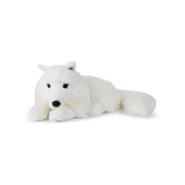 WWF - Plüschtier - Polarfuchs (liegend, 25cm) Kuscheltier Stofftier Plüschfigur Fuchs weiß