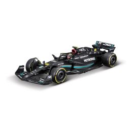 Bburago 18-38081H - Modellauto - F1 Mercedes AMG W14 '23 #44 Hamilton (mit Helm, Maßstab 1:43)