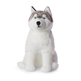 WWF - Plüschtier - Husky (sitzend, 70cm) lebensecht Kuscheltier Stofftier Plüschfigur