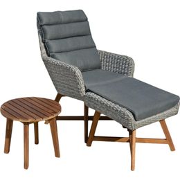 Garden Pleasure Sitzgarnitur Sitzgruppe Holz Garten Lounge Set Gartenmöbel Massiv Tisch Sofa