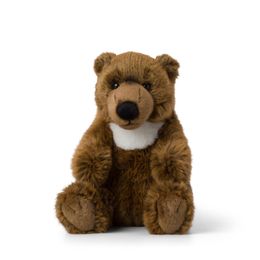 WWF - Plüschtier - Grizzly (sitzend, 20cm) lebensecht Kuscheltier Stofftier Plüschfigur