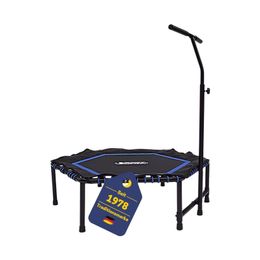 BEST Sporting Fitness und Sport Trampolin mit Griff I hochwertiges Sport Trampolin Indoor I Fitness Trampolin 120 x 108 cm I Trampolin Fitness mit verstellbarem Griff I Sportgeräte Zuhause