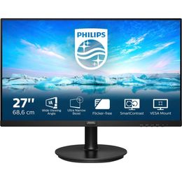 Philips 271V8LA/00 LCD-Monitor (68,6 cm/27 ", 1920 x 1080 px, Full HD, 4 ms Reaktionszeit, 75 Hz, VA LCD), schwarz