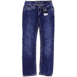 SOCCX Damen Jeans, blau