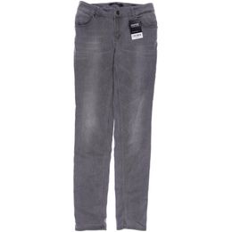 Oui Damen Jeans, grau, Gr. 36