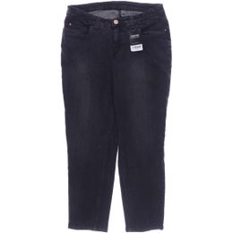 sheego Damen Jeans, schwarz, Gr. 42