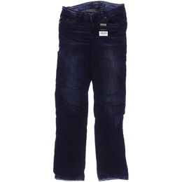 SOCCX Damen Jeans, marineblau