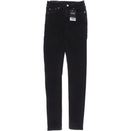 WEEKDAY Damen Jeans, schwarz, Gr. 24