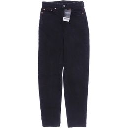 WEEKDAY Damen Jeans, schwarz, Gr. 24