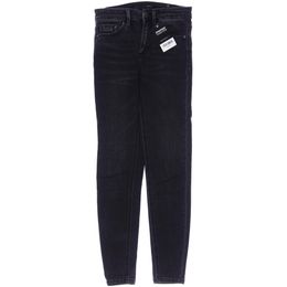 stradivarius Damen Jeans, schwarz, Gr. 34