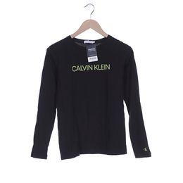 Calvin Klein Jeans Herren Langarmshirt, schwarz, Gr. 170