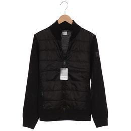 Bugatti Herren Strickjacke, schwarz