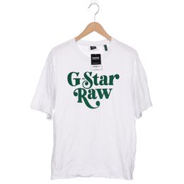 G-Star Raw Herren T-Shirt, weiß, Gr. 48