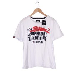 Superdry Herren T-Shirt, weiß, Gr. 48