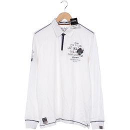 CAMP DAVID Herren Poloshirt, weiß, Gr. 48