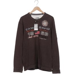 CAMP DAVID Herren Sweatshirt, braun