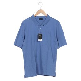 Walbusch Herren Poloshirt, blau, Gr. 50