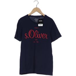 s.Oliver Selection Herren T-Shirt, marineblau