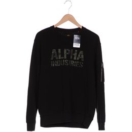 Alpha Industries Herren Sweatshirt, schwarz, Gr. 48