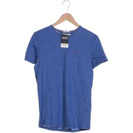 Tommy Jeans Herren T-Shirt, blau, Gr. 46