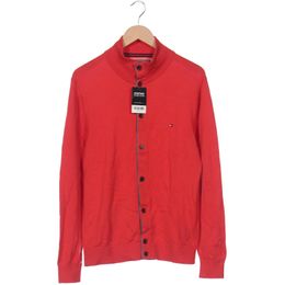 Tommy Hilfiger Herren Strickjacke, rot, Gr. 48