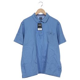 OLYMP Herren Poloshirt, blau, Gr. 56