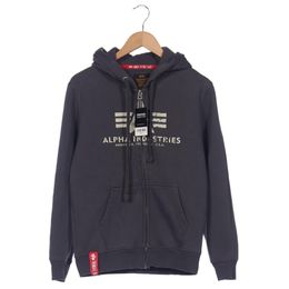 Alpha Industries Herren Kapuzenpullover, grau