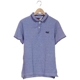 Superdry Herren Poloshirt, blau, Gr. 52