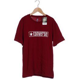 Converse Herren T-Shirt, bordeaux, Gr. 48