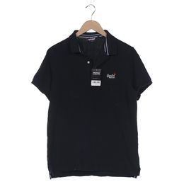 Superdry Herren Poloshirt, schwarz