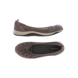 LANDS' END Lands End Damen Ballerinas, braun, Gr. 37.5