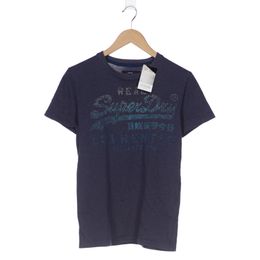 Superdry Herren T-Shirt, blau, Gr. 44