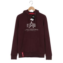 Alpha Industries Herren Kapuzenpullover, bordeaux, Gr. 52