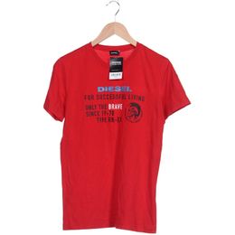 Diesel Herren T-Shirt, rot, Gr. 48