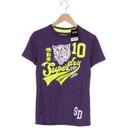 Superdry Herren T-Shirt, flieder