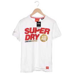 Superdry Herren T-Shirt, weiß, Gr. 48