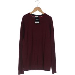 Esprit Herren Pullover, bordeaux, Gr. 52