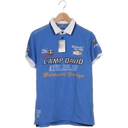 CAMP DAVID Herren Poloshirt, blau