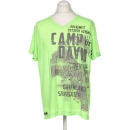 CAMP DAVID Herren T-Shirt, neon, Gr. 54