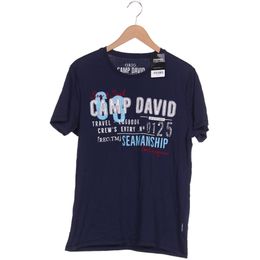 CAMP DAVID Herren T-Shirt, marineblau, Gr. 52