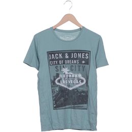 Jack & Jones Jack & Jones Herren T-Shirt, türkis, Gr. 48
